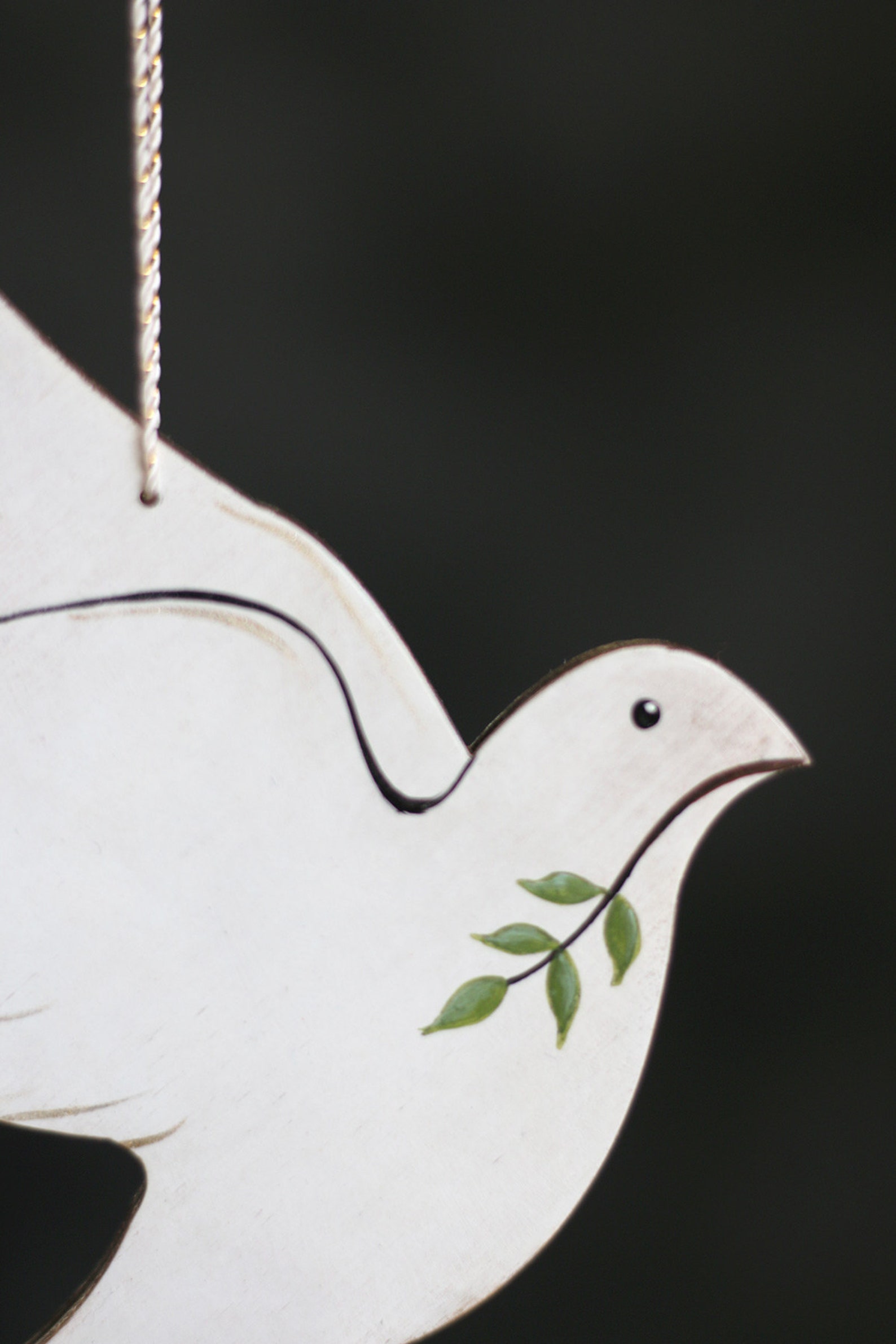 Personalized Dove Ornament Custom Christmas Ornament Hand | Etsy