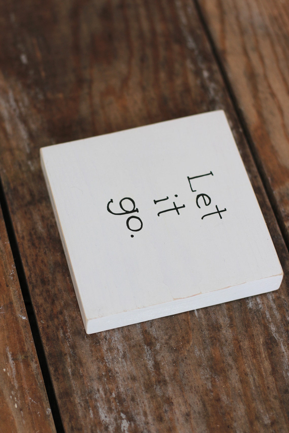 Custom Shelf Sitter, Let It Go Sign, Office Desk or Tiered Tray Decor ...