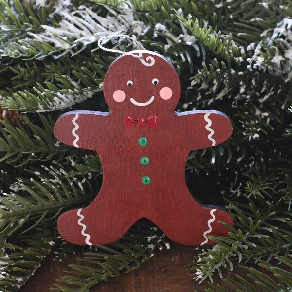 Painted Gingerbread Man - Etsy
