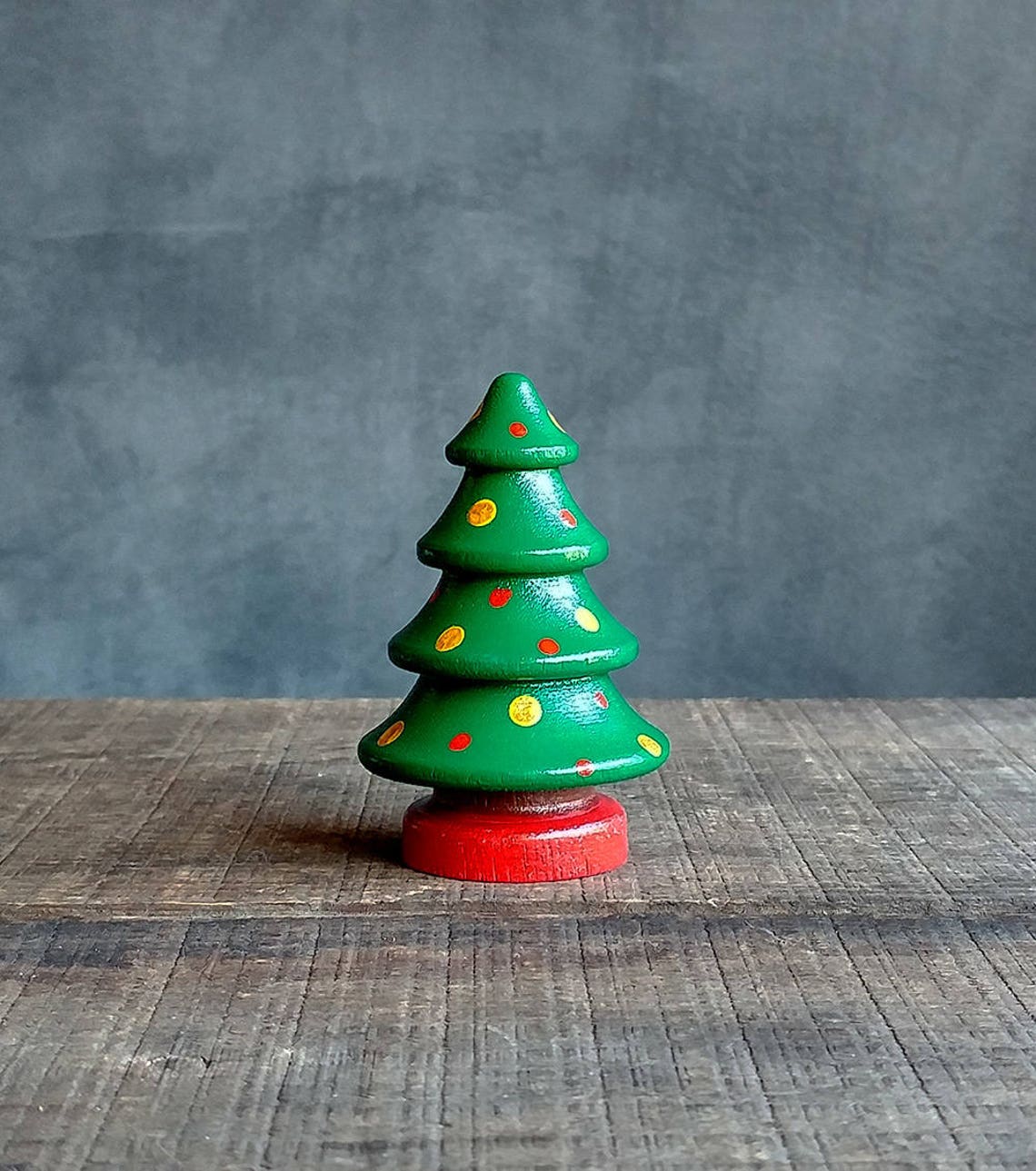 Christmas Tree Peg Doll Christmas Tiered Tray Decor | Etsy