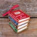 Personalized Stack of Books Ornament Custom Ornament for Teacher ...