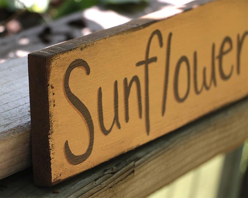 Sunflowers Wood Sign Rustic Fall Decor Primitive Fall Sign | Etsy