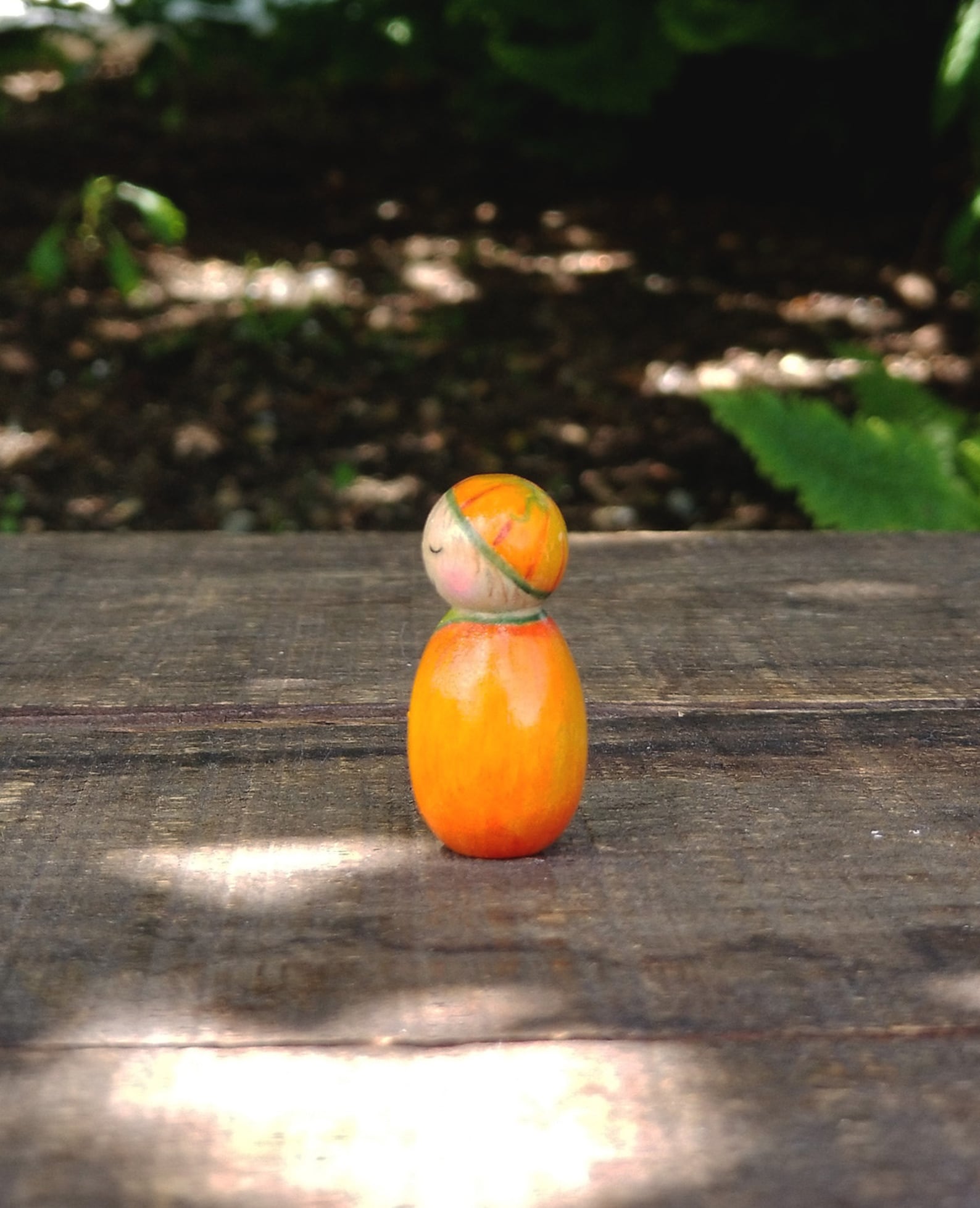 Pumpkin Baby Peg Doll, Halloween Peg Doll, Fall Shelf Sitter or ...