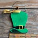 Leprechaun Hat Ornament, St. Patricks Day Decor, Personalized St ...