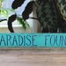 Paradise Found Wood Sign Rustic Beach Wall Decor Custom Hand - Etsy