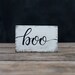 Boo Sign Small Halloween Sign Farmhouse Halloween Decor - Etsy