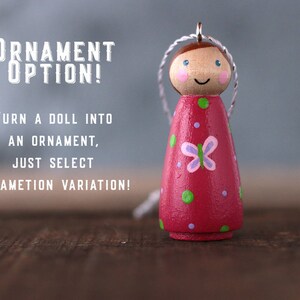 Halloween Peg Doll, Vampire Figurine, Dracula Figurine, Halloween Folk ...