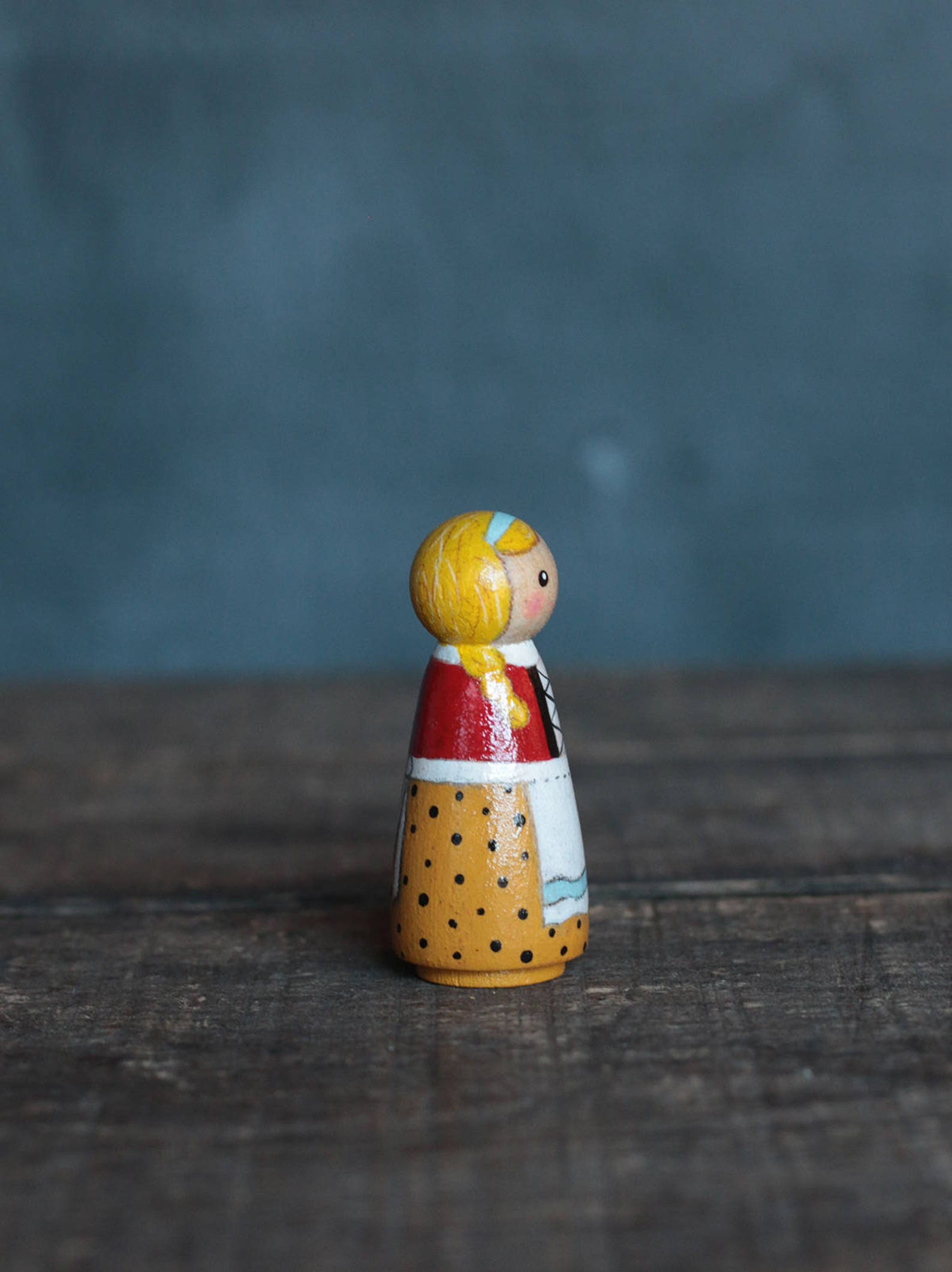 Goldilocks Peg Doll Children's Book Character Doll | Etsy