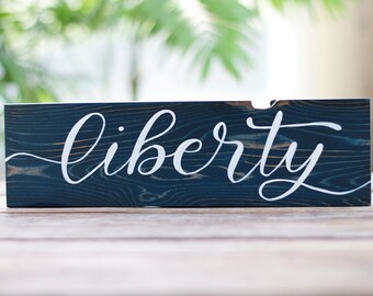 Liberty Sign - Etsy