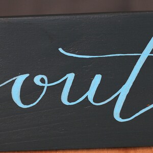 Out to Sea Sign, Nautical Wall Decor, Custom Wood Sign, Rustic Beach ...