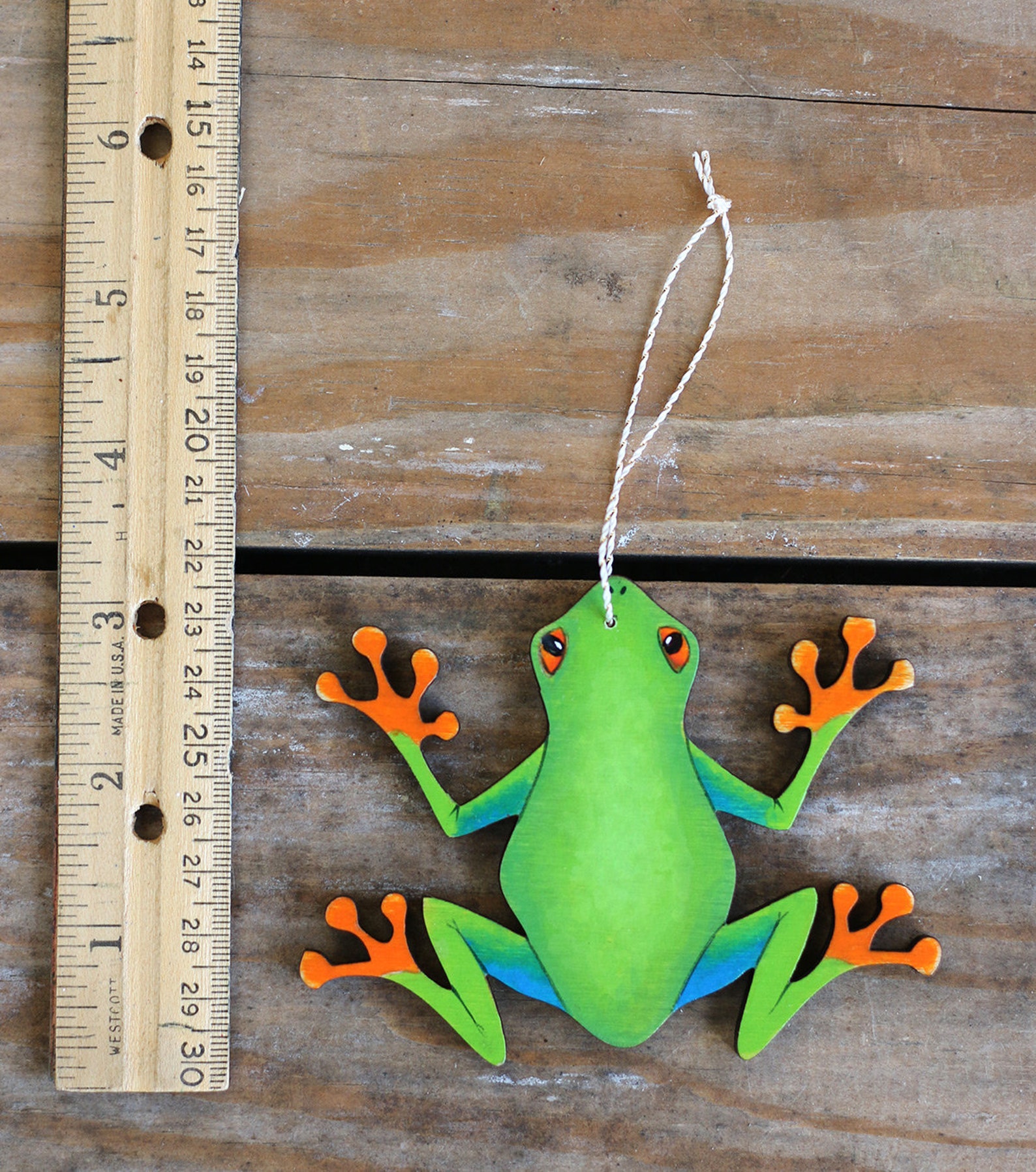 Personalized Frog Ornament Tree Frog Ornament Custom | Etsy