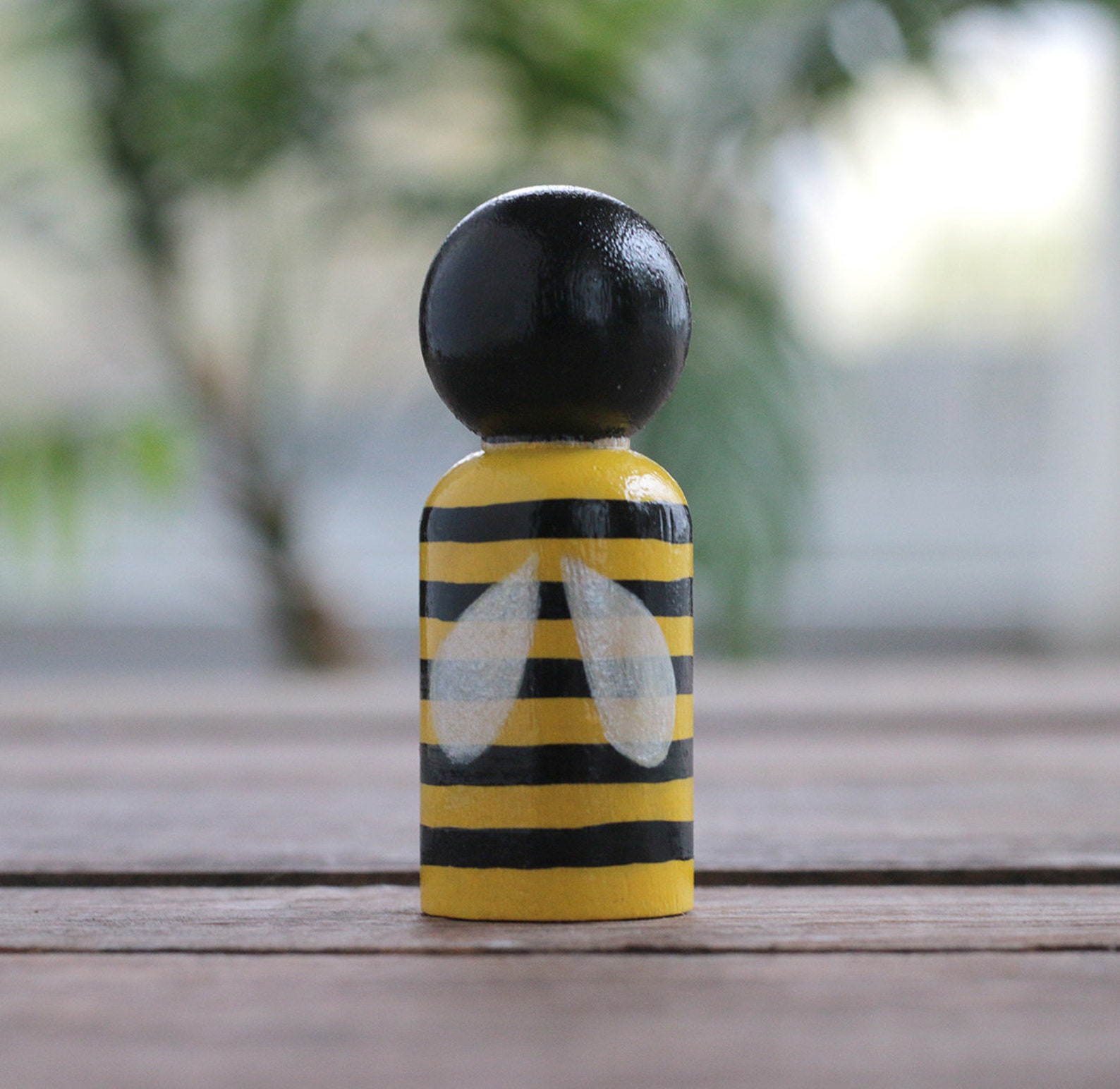 Bumblebee Peg Doll Bee Christmas Ornament Bee Cake Topper | Etsy