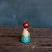 Mermaid Peg Doll Mermaid Hand Painted Ornament Mermaid Cake - Etsy