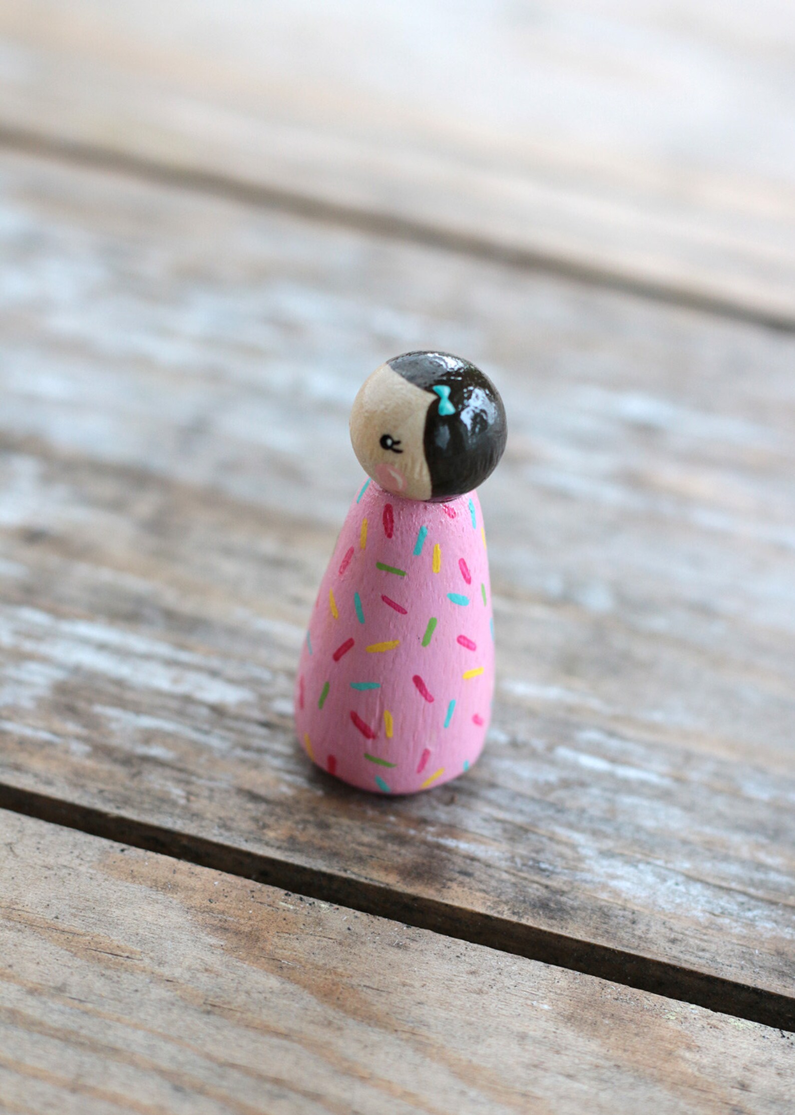 Custom Peg Doll Donut Sprinkles Peg Doll Donut Theme Decor | Etsy