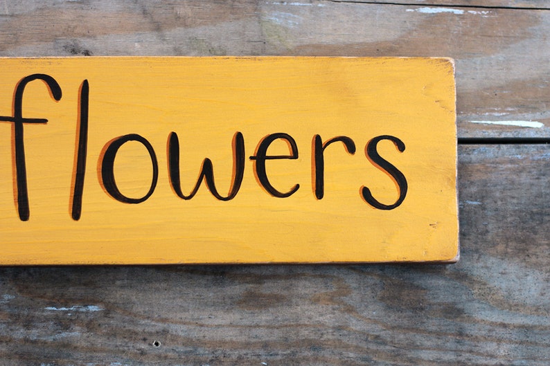 Sunflowers Wood Sign Rustic Fall Decor Primitive Fall Sign | Etsy