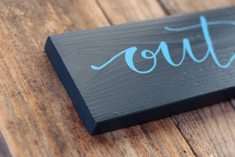 Out to Sea Sign Nautical Wall Decor Custom Wood Sign Rustic - Etsy