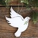 Personalized Dove Ornament Custom Christmas Ornament Hand - Etsy Canada