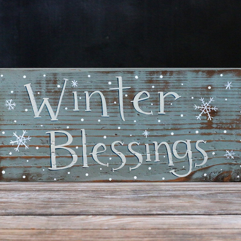 Winter Wood Sign - Etsy
