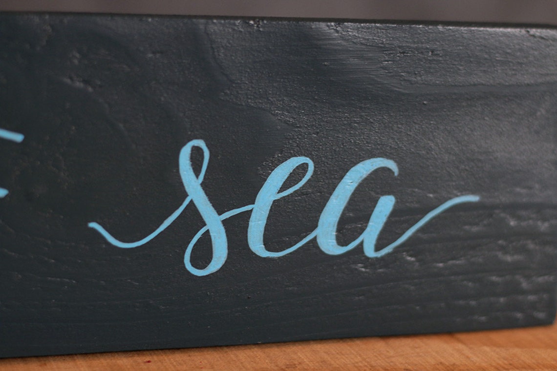 Out to Sea Sign Nautical Wall Decor Custom Wood Sign Rustic - Etsy
