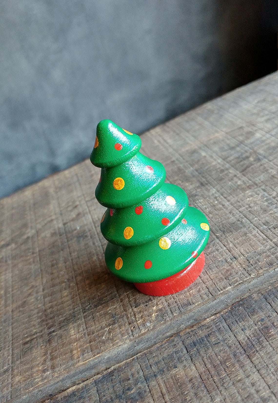 Christmas Tree Peg Doll Christmas Tiered Tray Decor | Etsy