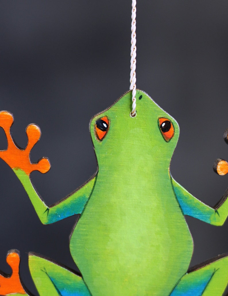 Personalized Frog Ornament Tree Frog Ornament Custom | Etsy