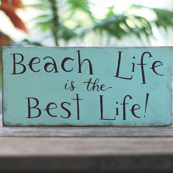 Weathered Beach Sign - Etsy