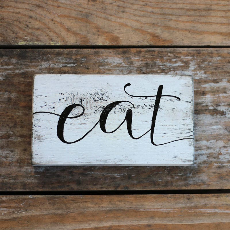 Rustic Eat Sign - Etsy