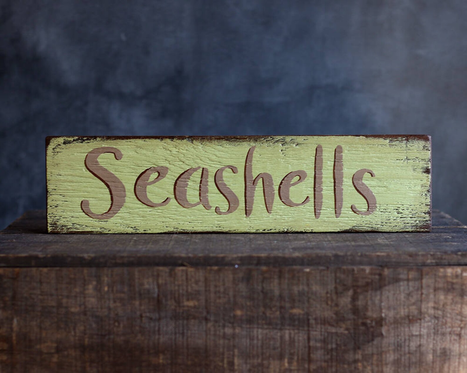 Seashells Wood Sign Summer Wall Decor Beach Sign Hand | Etsy