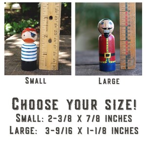 Halloween Peg Doll, Vampire Figurine, Dracula Figurine, Halloween Folk ...