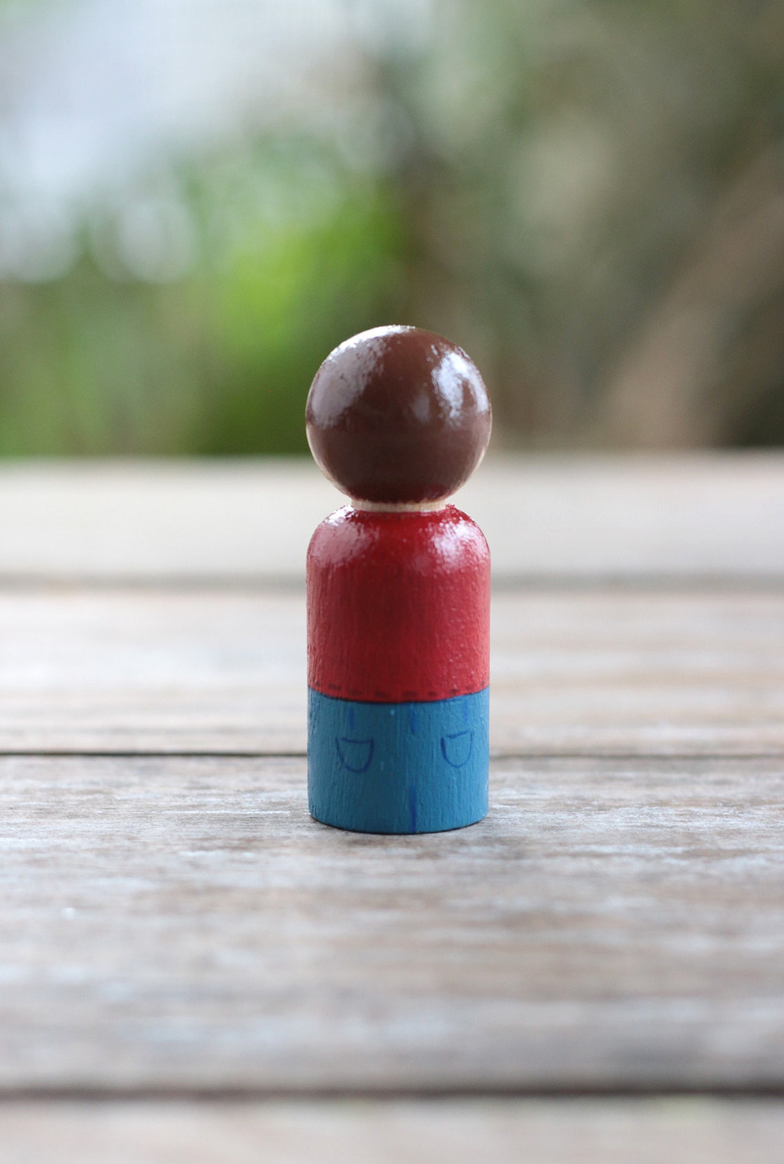 Custom Boy Peg Doll Simple Toy for Open Play Custom Peg Doll | Etsy