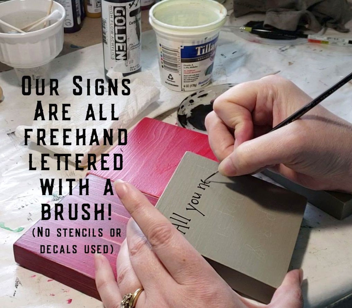 Custom Shelf Sitter, Let It Go Sign, Office Desk or Tiered Tray Decor ...