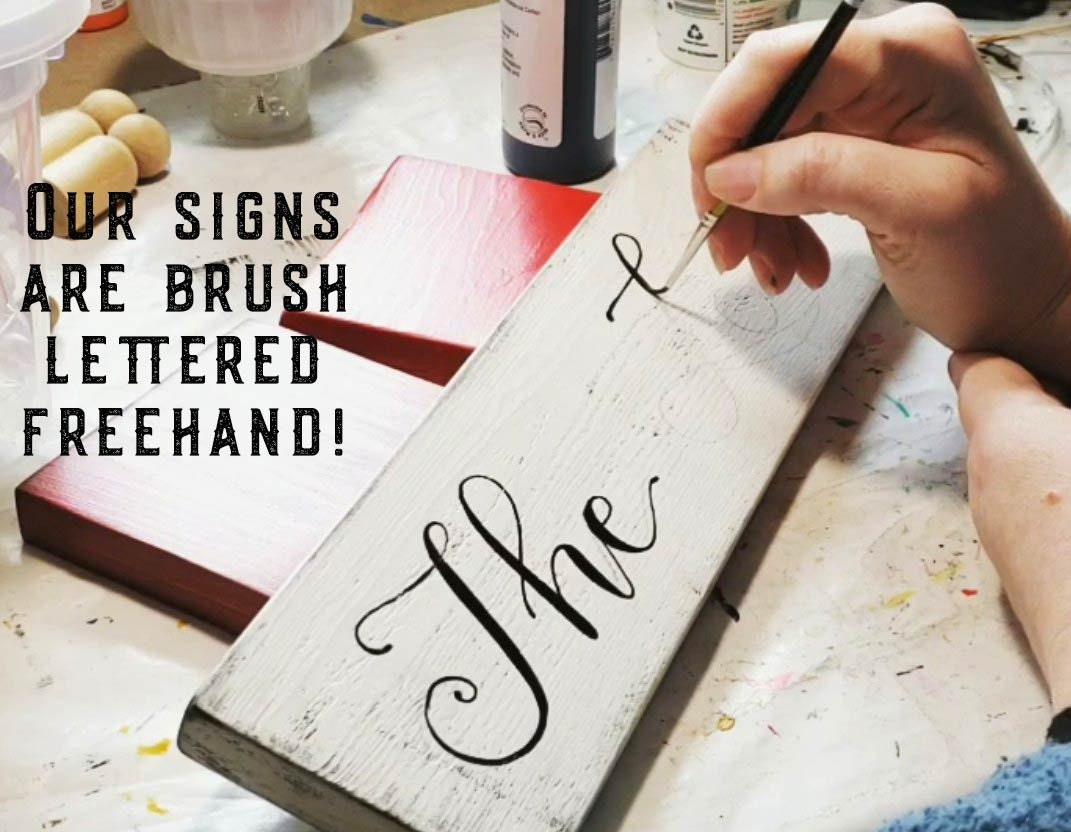 Primitive Bathroom Sign Washroom Wood Sign Hand Painted | Etsy