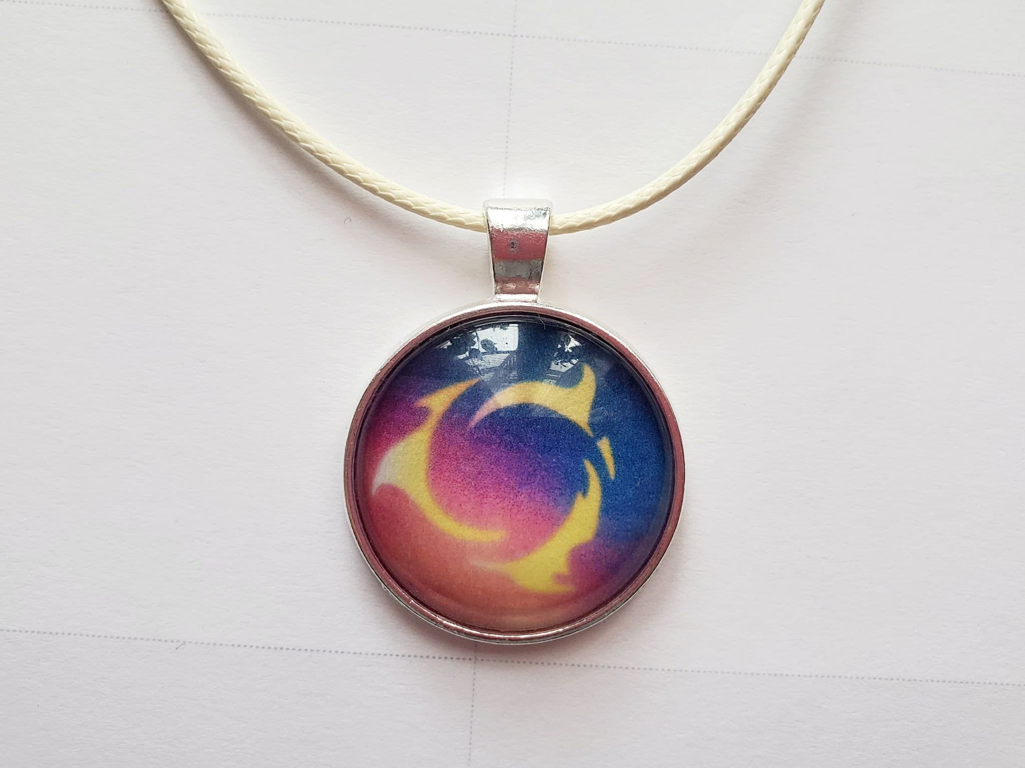 The Dragon Prince Necklace Rune Symbol Jewelry Sun Moon | Etsy