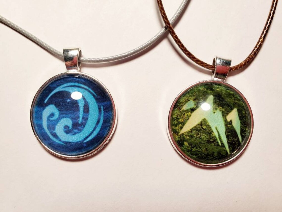 The Dragon Prince Necklace Set of 6 Rune Symbol Jewelry | Etsy