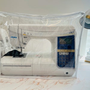 Juki Sewing Machine Cover Clear Vinyl Fits Most Domestic Machines, Juki ...