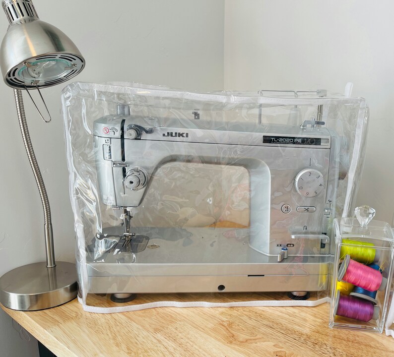 Juki Sewing Machine Cover Clear Vinyl Fits Most Domestic Machines, Juki ...