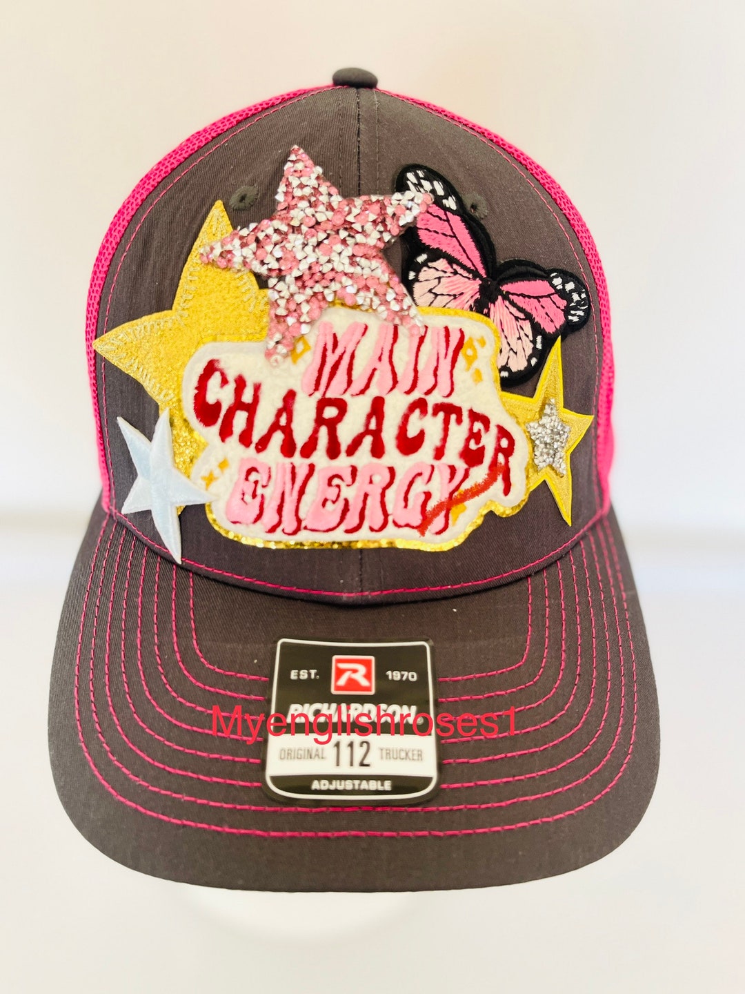 Main Character Energy Trucker Hat Patches Only 1 Available - Etsy