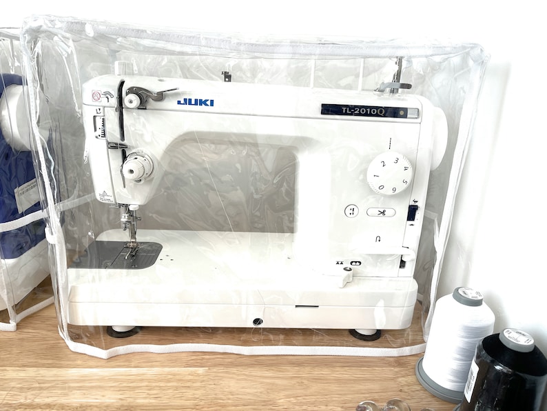 Juki Sewing Machine Cover Clear Vinyl Fits Most Domestic Machines, Juki ...