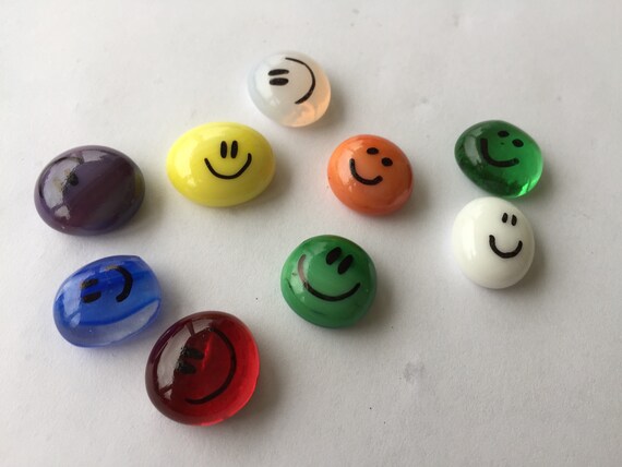 Happy Rocks Spirit Lifter Give a Smile Unique Gift | Etsy