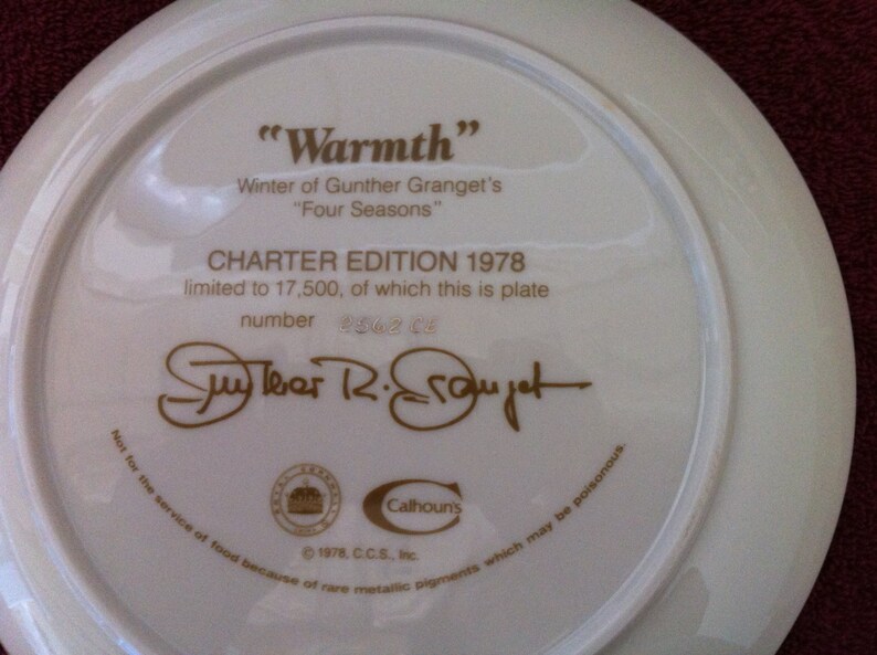 We Survive and Warmth by Gunther Granget - Four Seasons Collection - Etsy