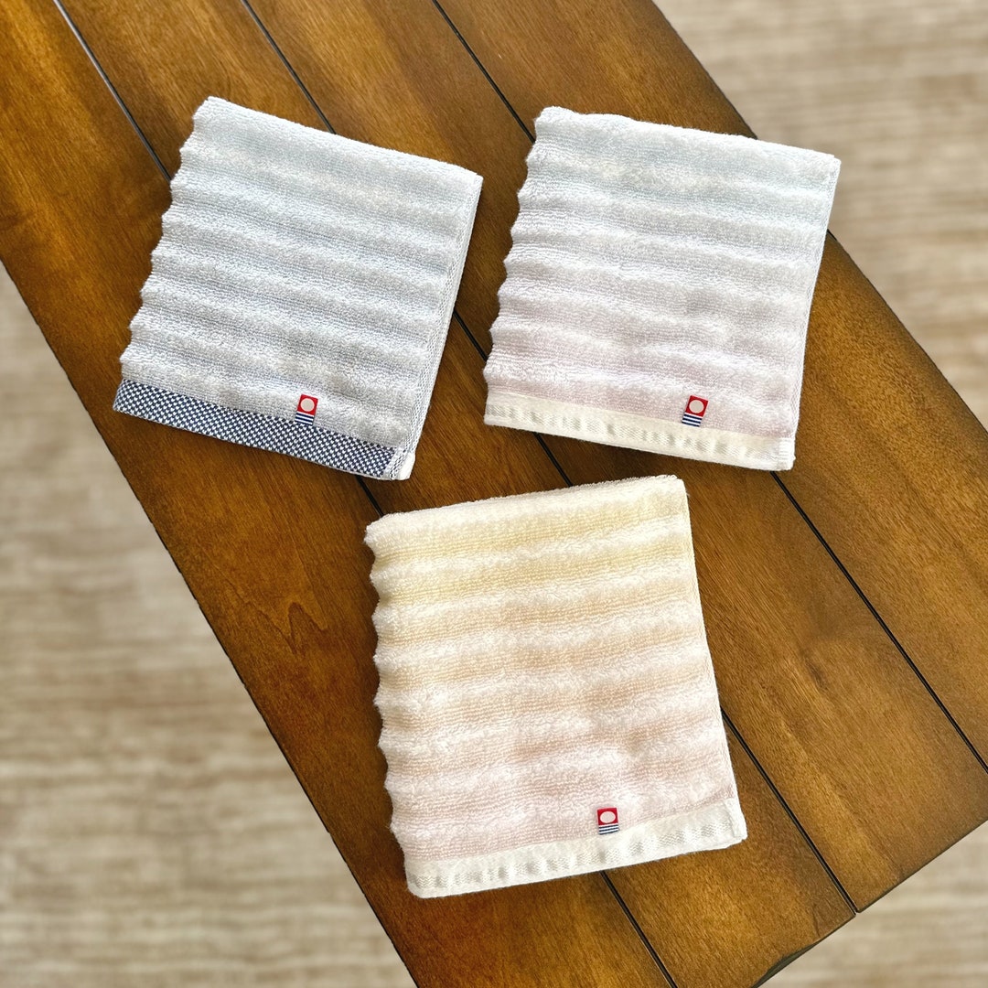 2 Pack, Imabari 100% Cotton Gradient Color Washicloths - Etsy