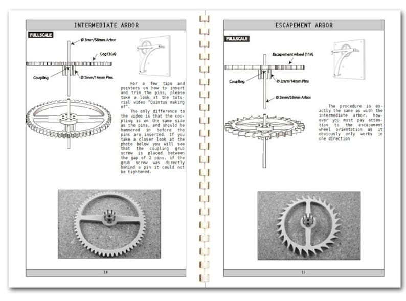 SEPTIMUS Wooden Clock Kit - Etsy