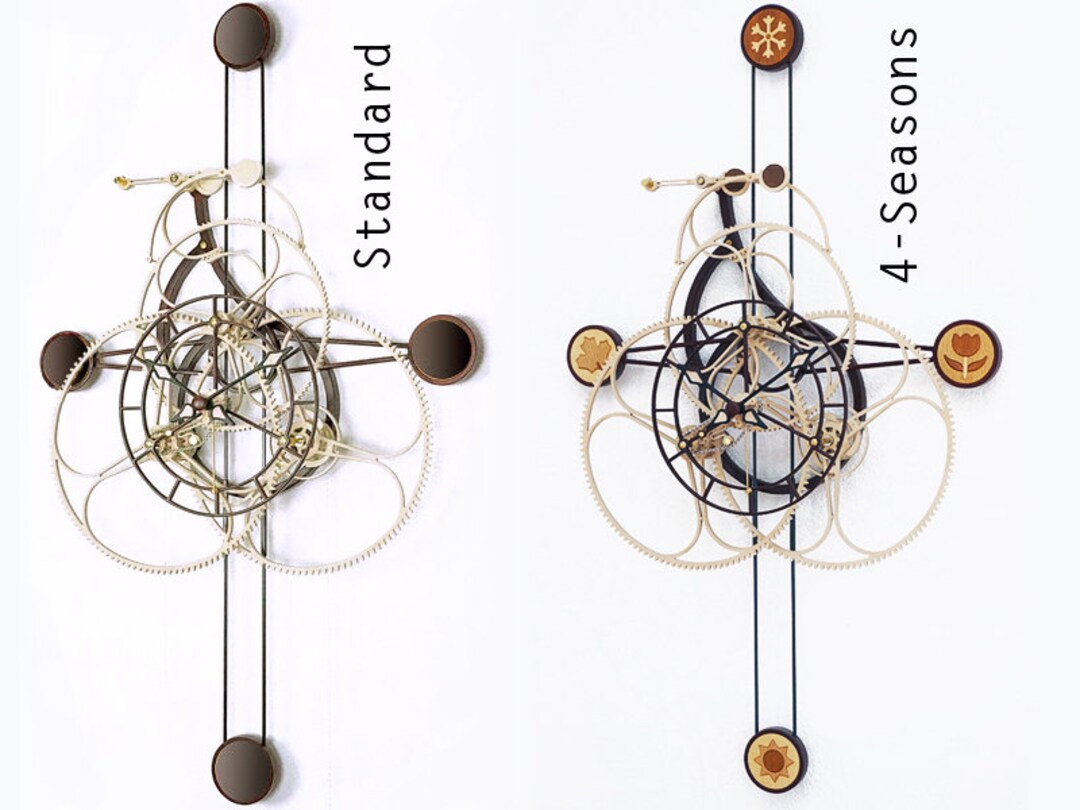 DUODECIMUS Wooden Clock Kit - Etsy