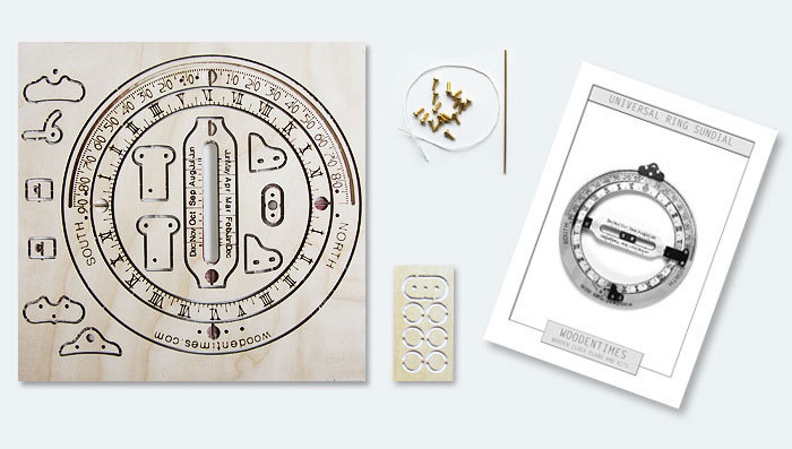 SUNDIAL A Complete Kit to Make an Universal Ring Sundial - Etsy