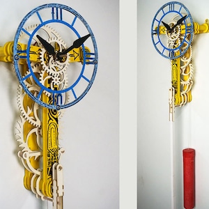 UNDECIMUS a Paper and Cardboard Clock Kit. - Etsy UK