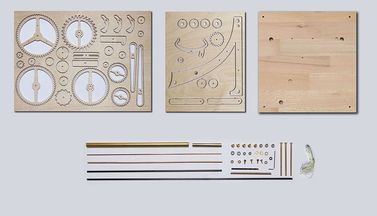 SEPTIMUS Wooden Clock Kit | Etsy Australia