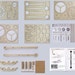 SEXTUS Wooden Clock Kit - Etsy