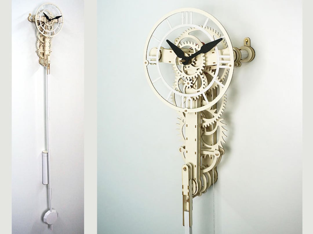 UNDECIMUS a Paper and Cardboard Clock Kit. - Etsy