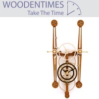 SEXTUS Wooden Clock Kit - Etsy UK