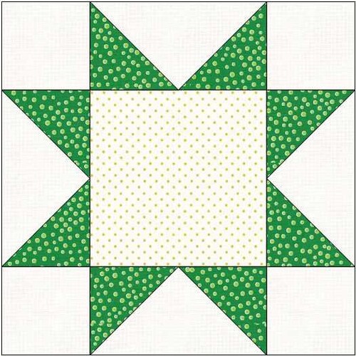 Pinwheel Star Quilt Block Pattern | Etsy